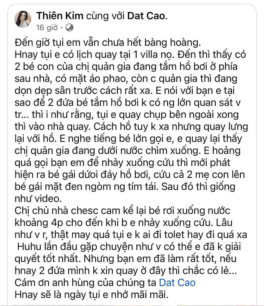 Công đức vô lượng: thanh niên cứu sống 1 bé gái bị đuối nước – HBN